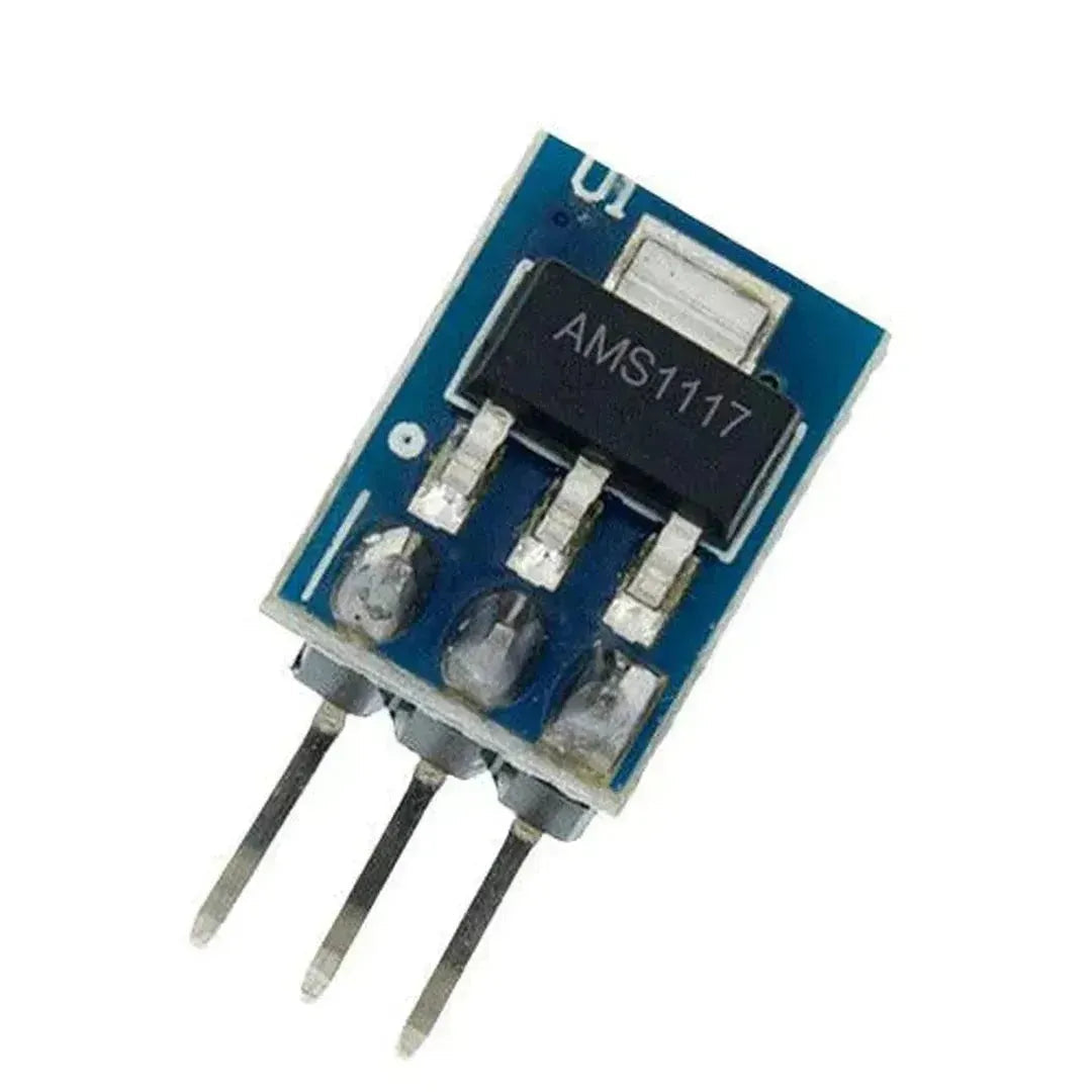 Voltage Regulator AMS1117 DC 5V to 3.3V 800mA Step-Down Vertical Module ...