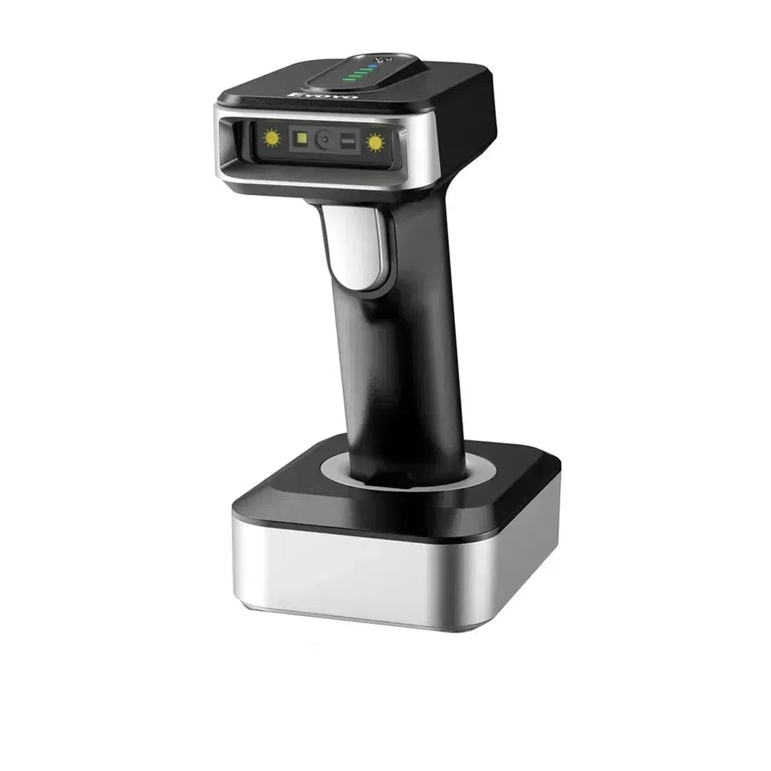 Eyoyo Wireless Barcode Scanner Auto-sensing Screen Scanning 1D 2D QR ...