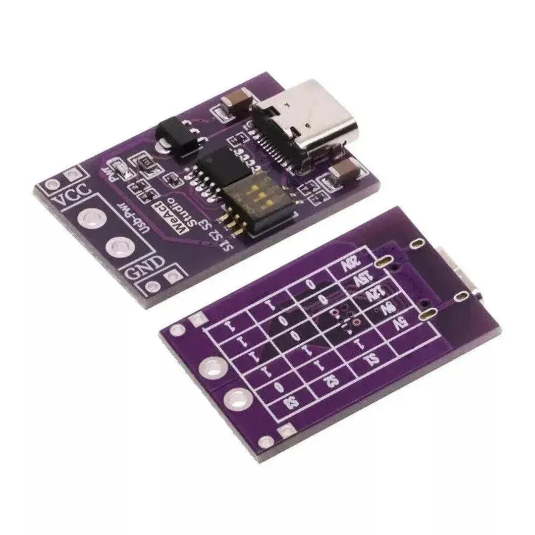 USB-C PD Decoy Module Quick Charge Trigger Module DC Digital Display ...